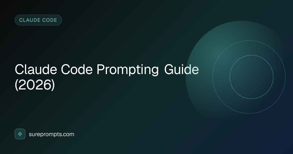 Claude Code Prompting Guide (2026) | SurePrompts