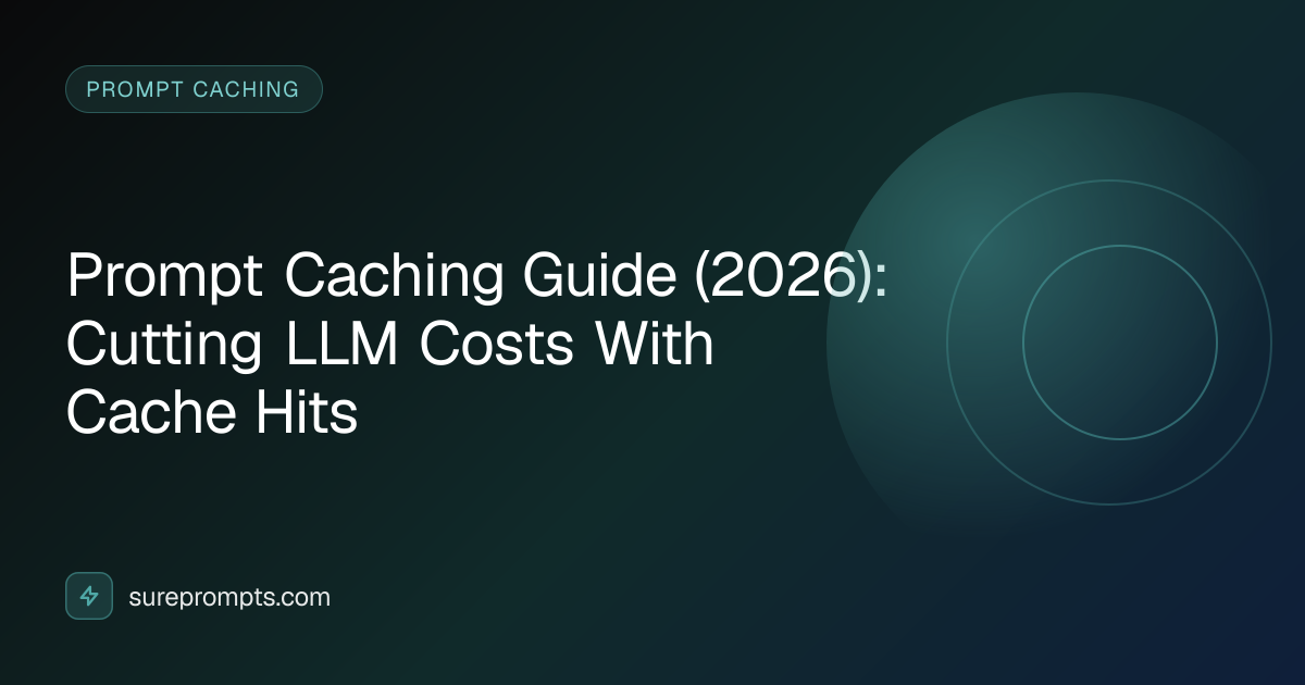 Prompt Caching Guide (2026): Cutting LLM Costs With Cache Hits ...